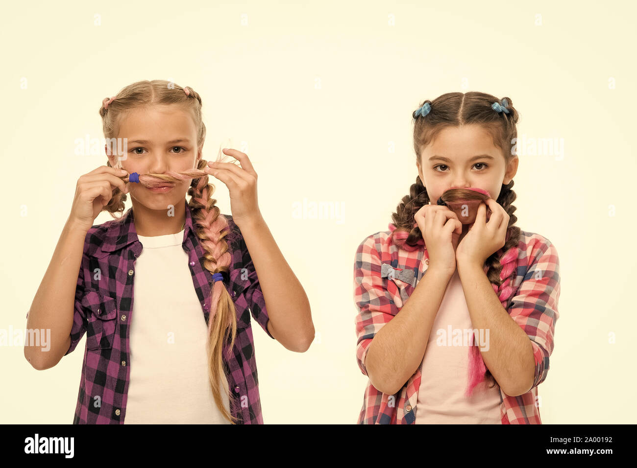 Sisterhood goals. Sisters together isolated white background. Sisterly ...