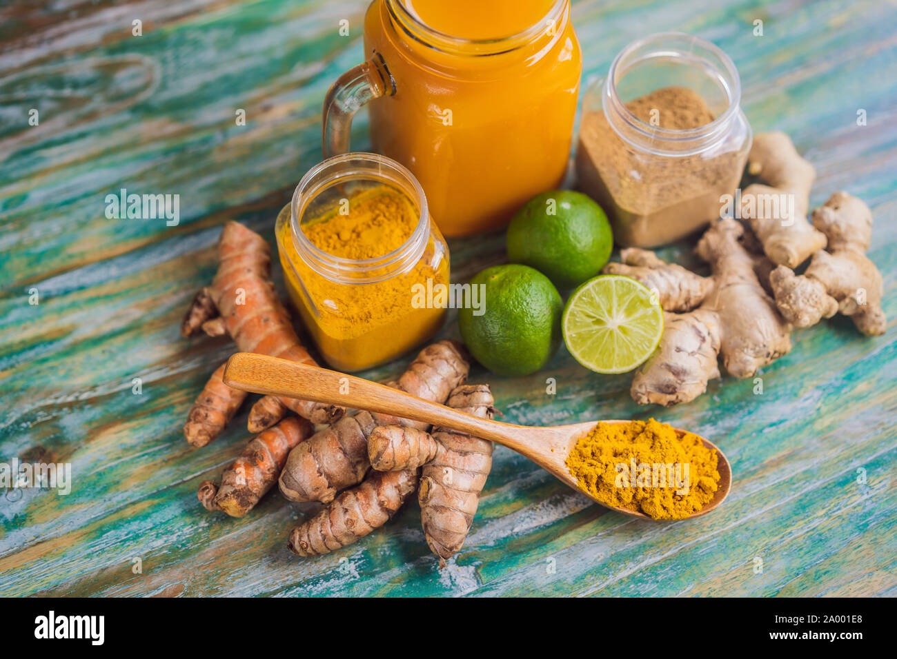Drink Jamu. Indonesian traditional drink in bali Stock Photo - Alamy