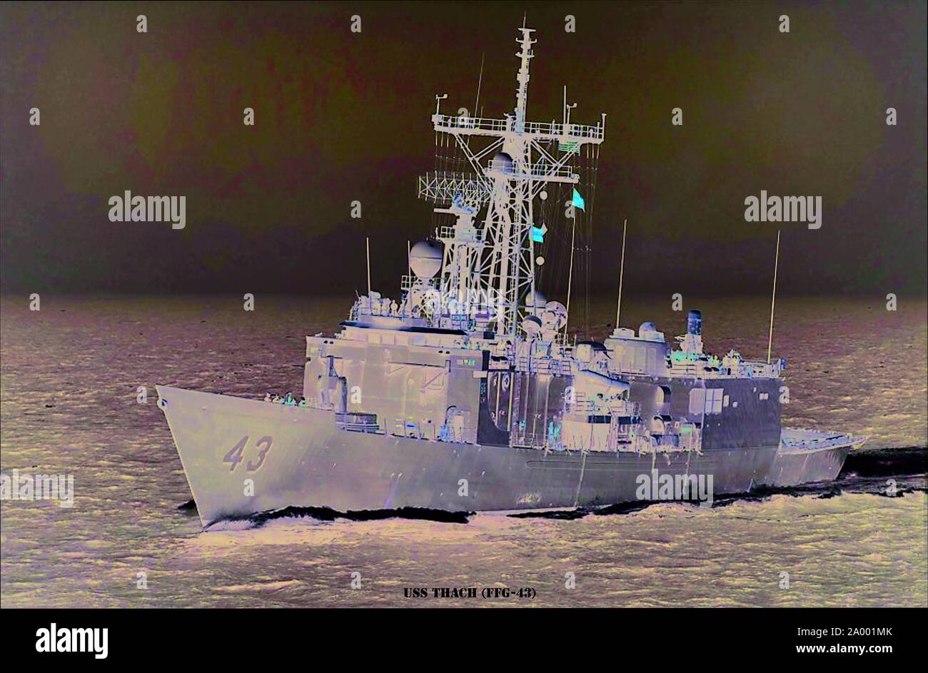 USS THACH (FFG-43 Stock Photo - Alamy