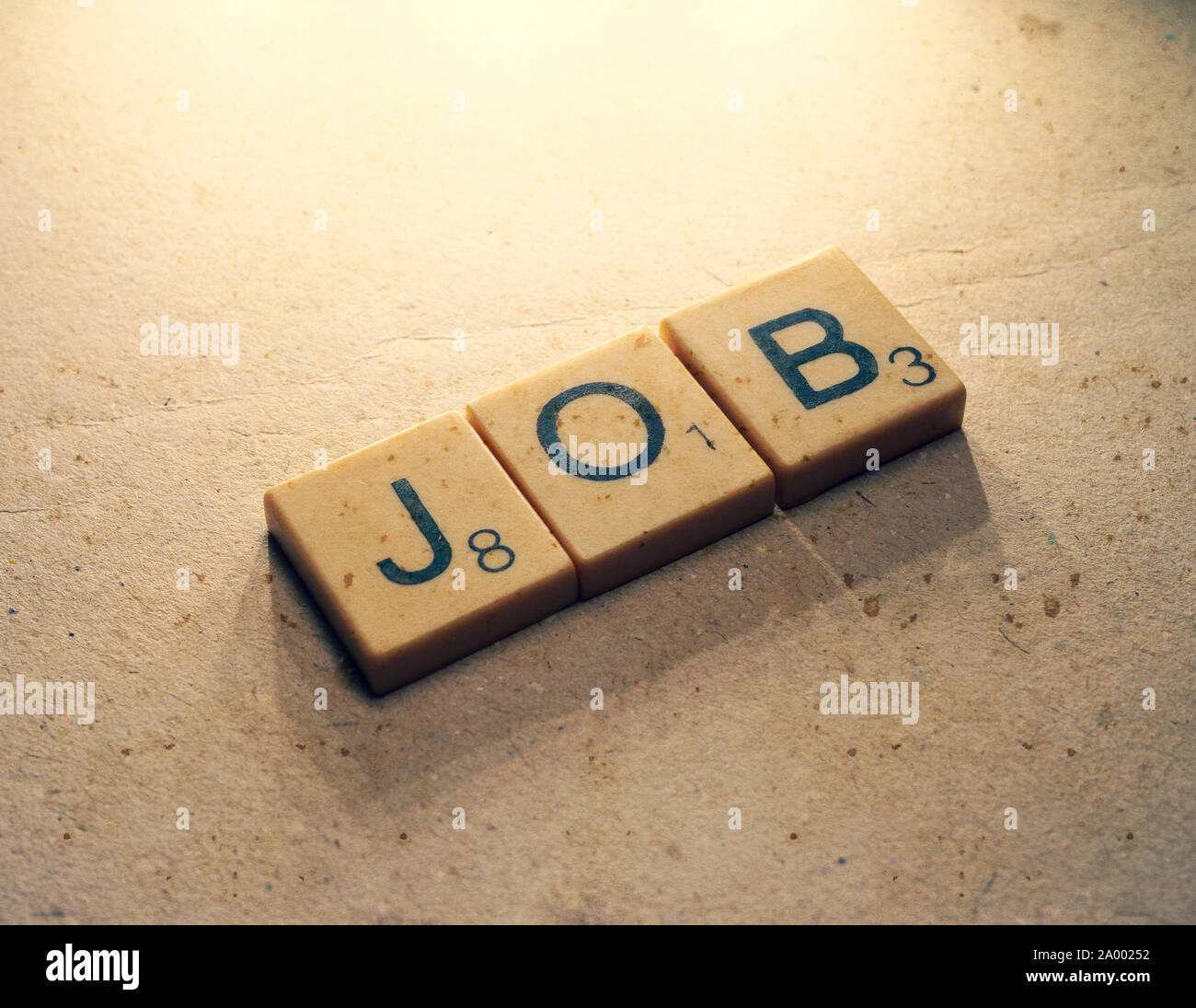 Word scrabble new job hi-res stock photography and images - Alamy