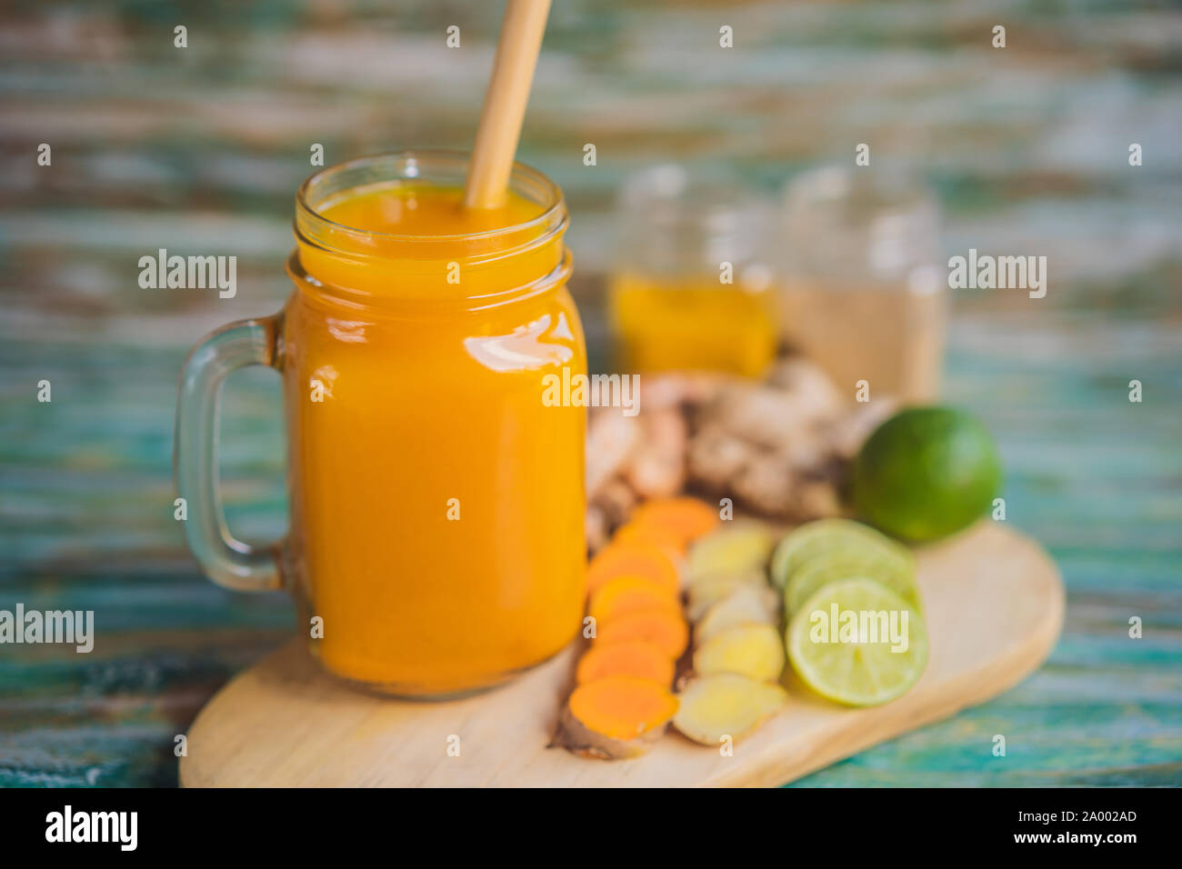 Drink Jamu. Indonesian traditional drink in bali Stock Photo - Alamy