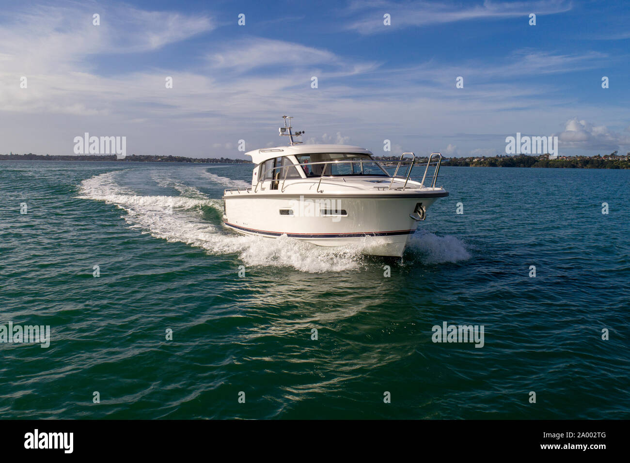 Nimbus 305 Coupe Power Boat Stock Photo - Alamy