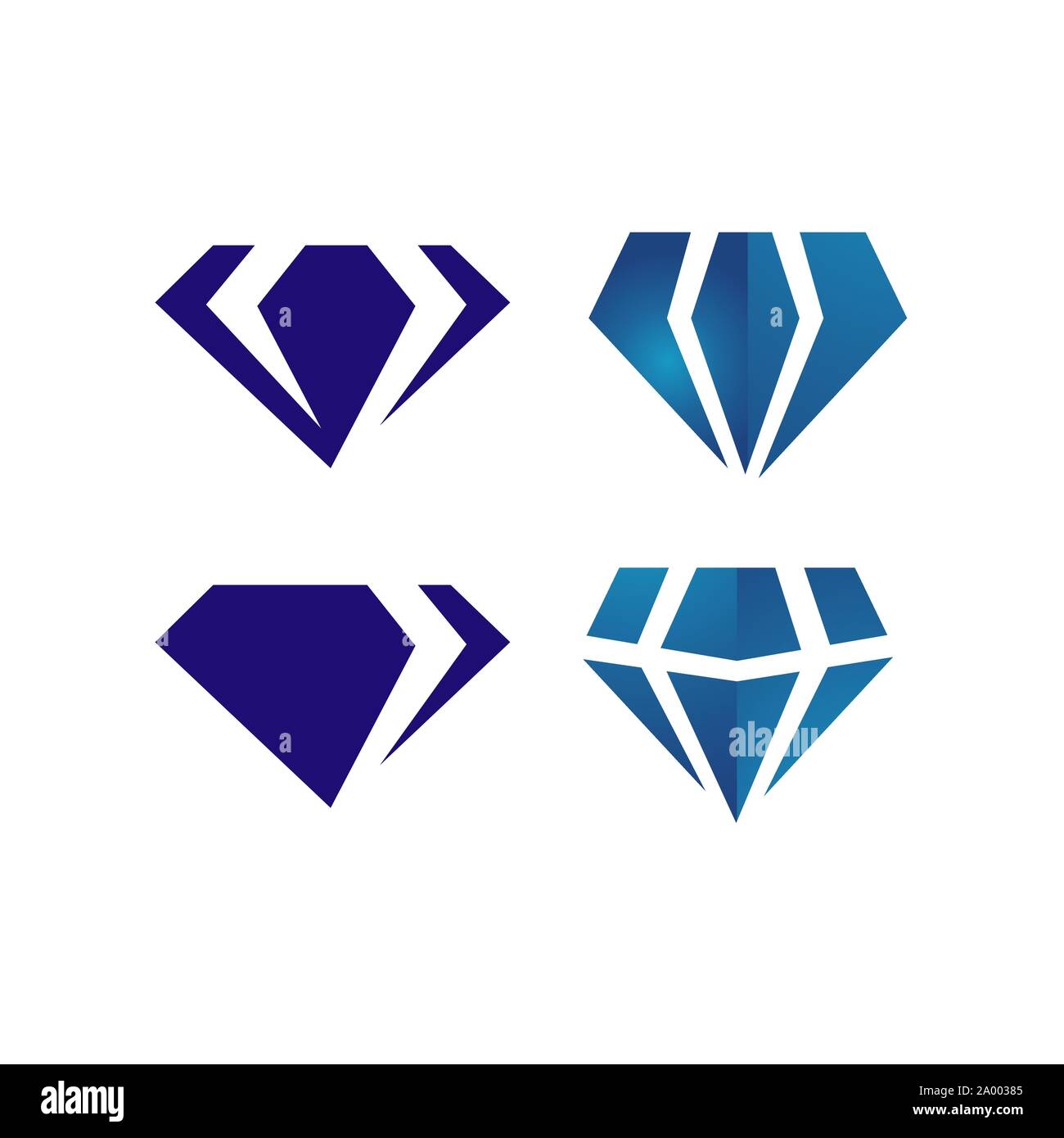Diamond logo vector hi-res stock photography and images - Alamy