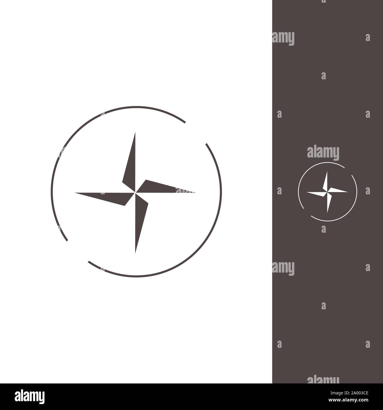 Simple Compass Rose High Resolution Stock Photography and Images - Alamy