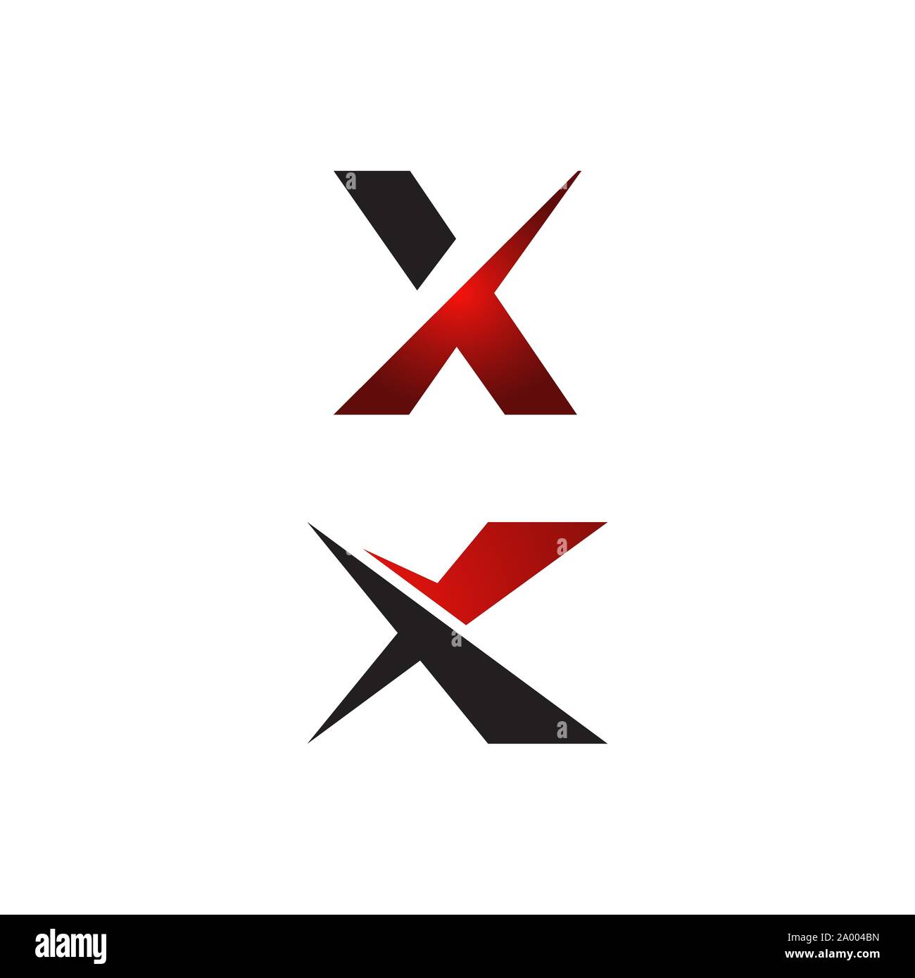 Abstract letter x shape hi-res stock photography and images - Alamy