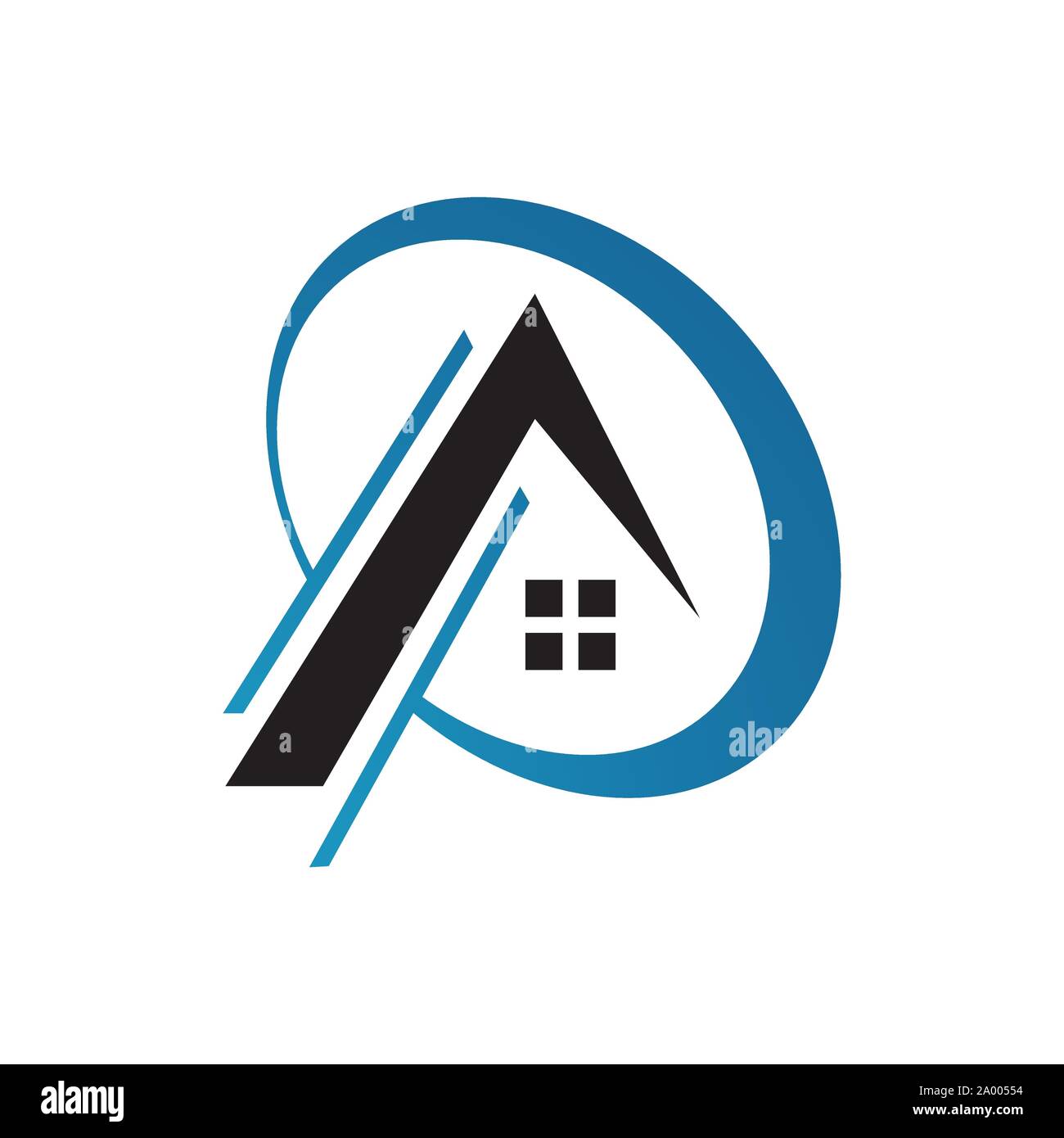 Real estate circle logo hi-res stock photography and images - Alamy