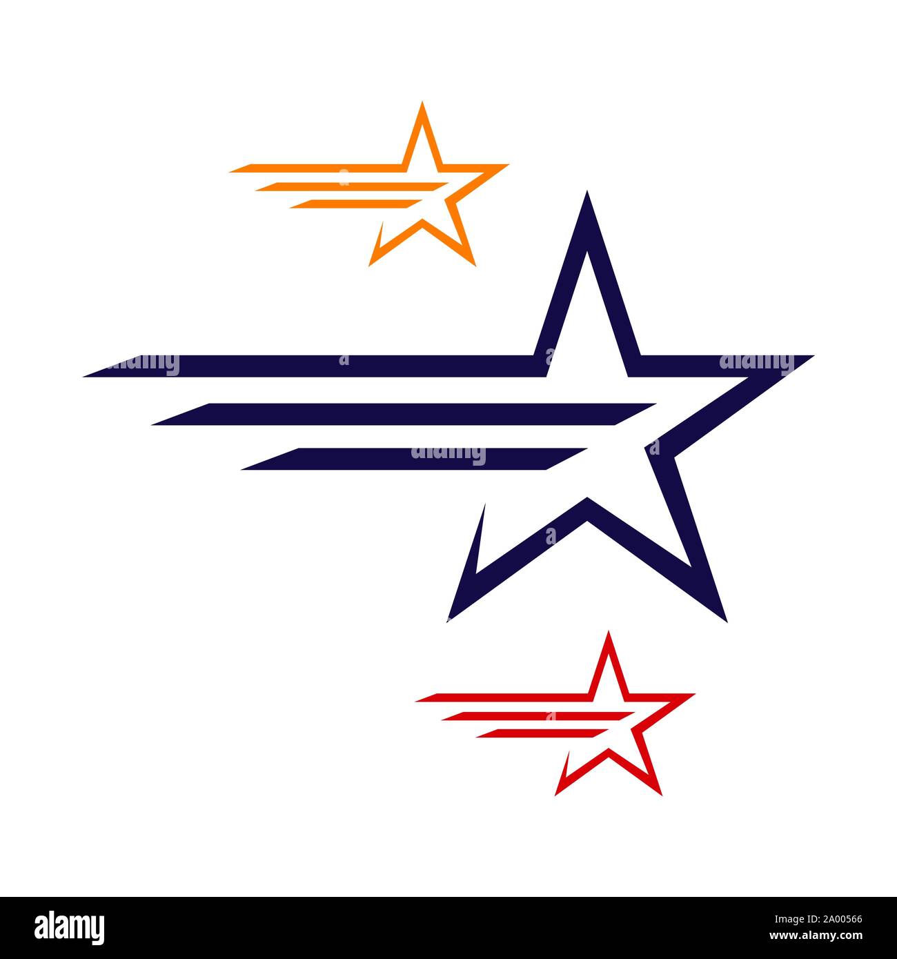 Star logo vector hi-res stock photography and images - Alamy