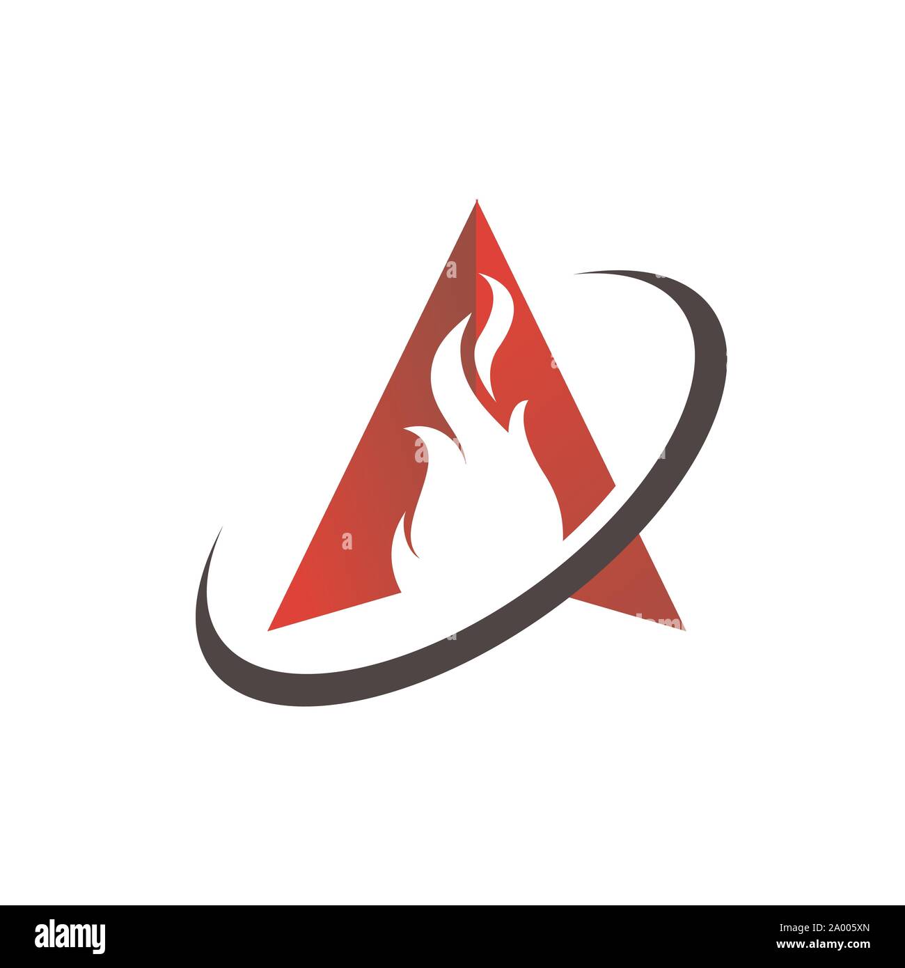Fire icon logo Stock Vector Images - Alamy