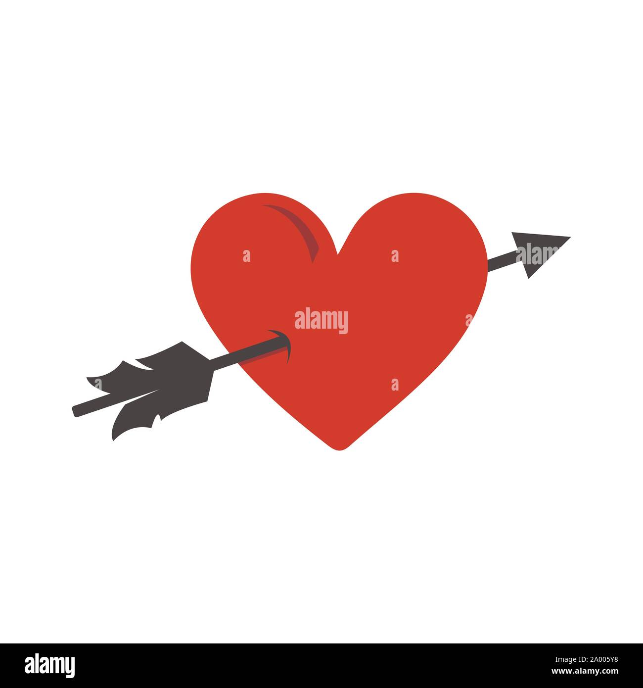 Heart arrow symbol hi-res stock photography and images - Alamy