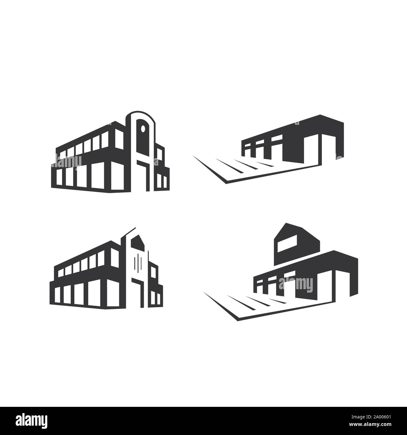 Simple Building Silhouette