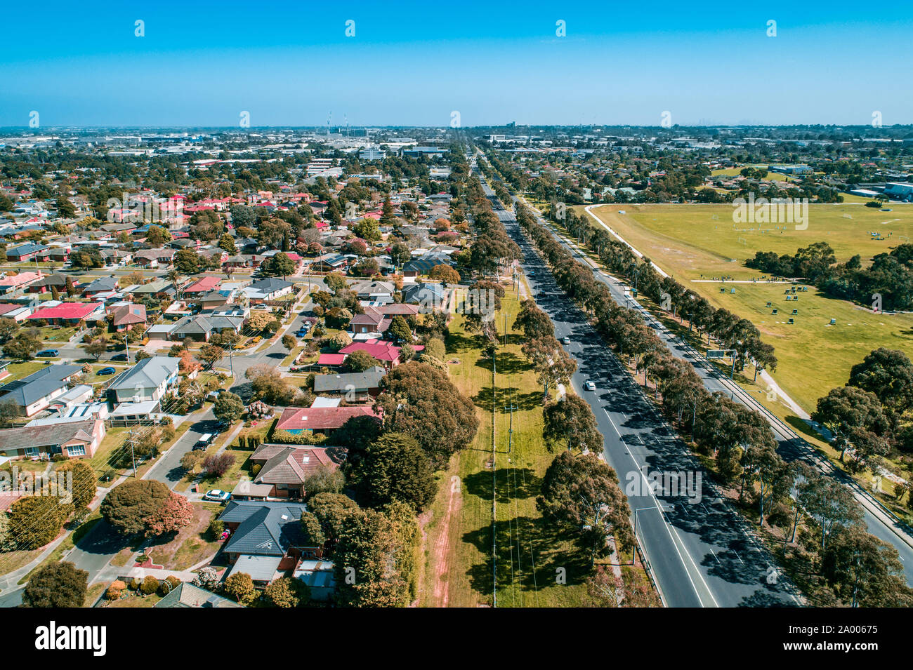 Suburban landscape hi-res stock photography and images - Alamy