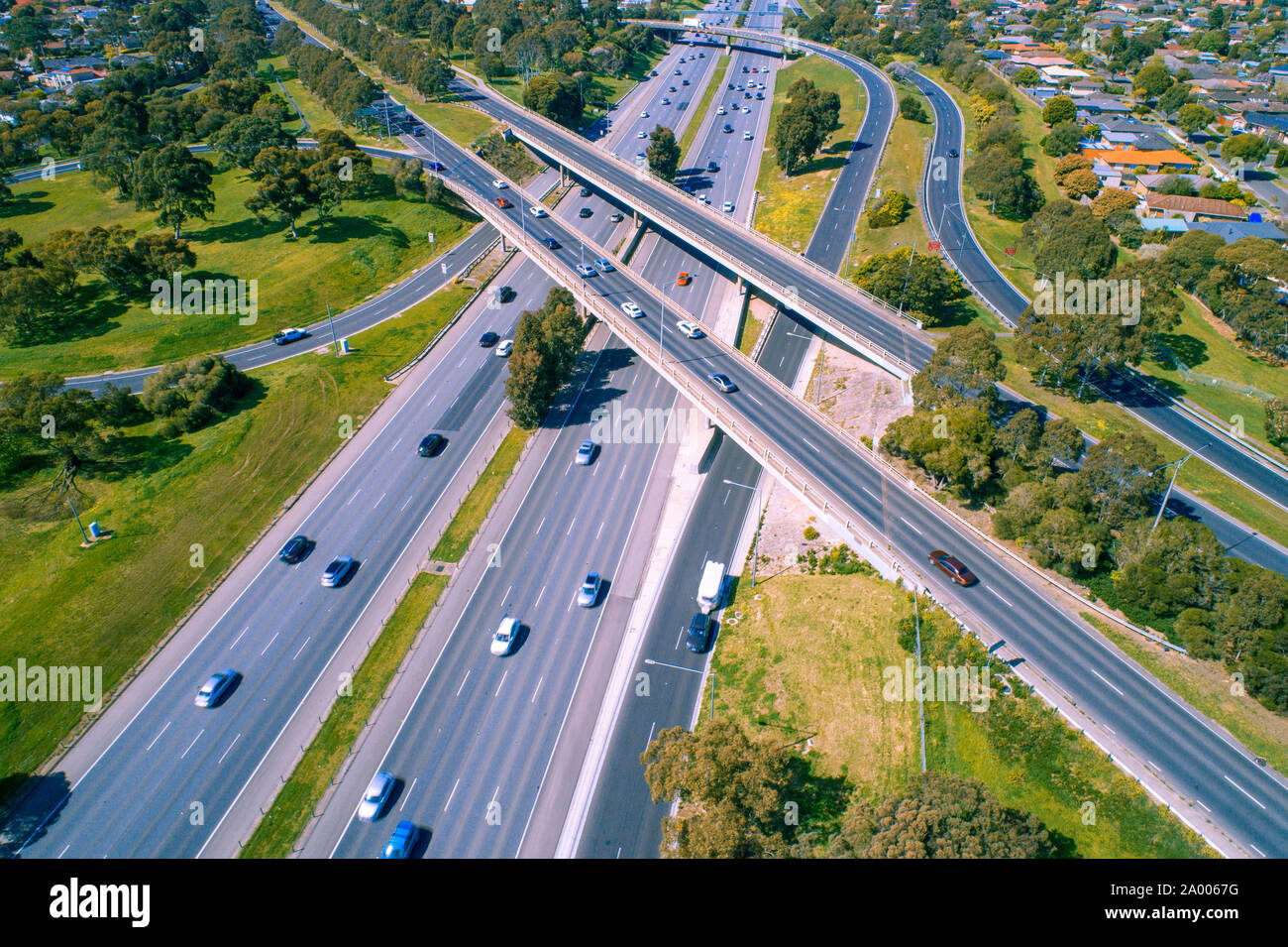 Melbourne highway bridge overpass hi-res stock photography and images ...