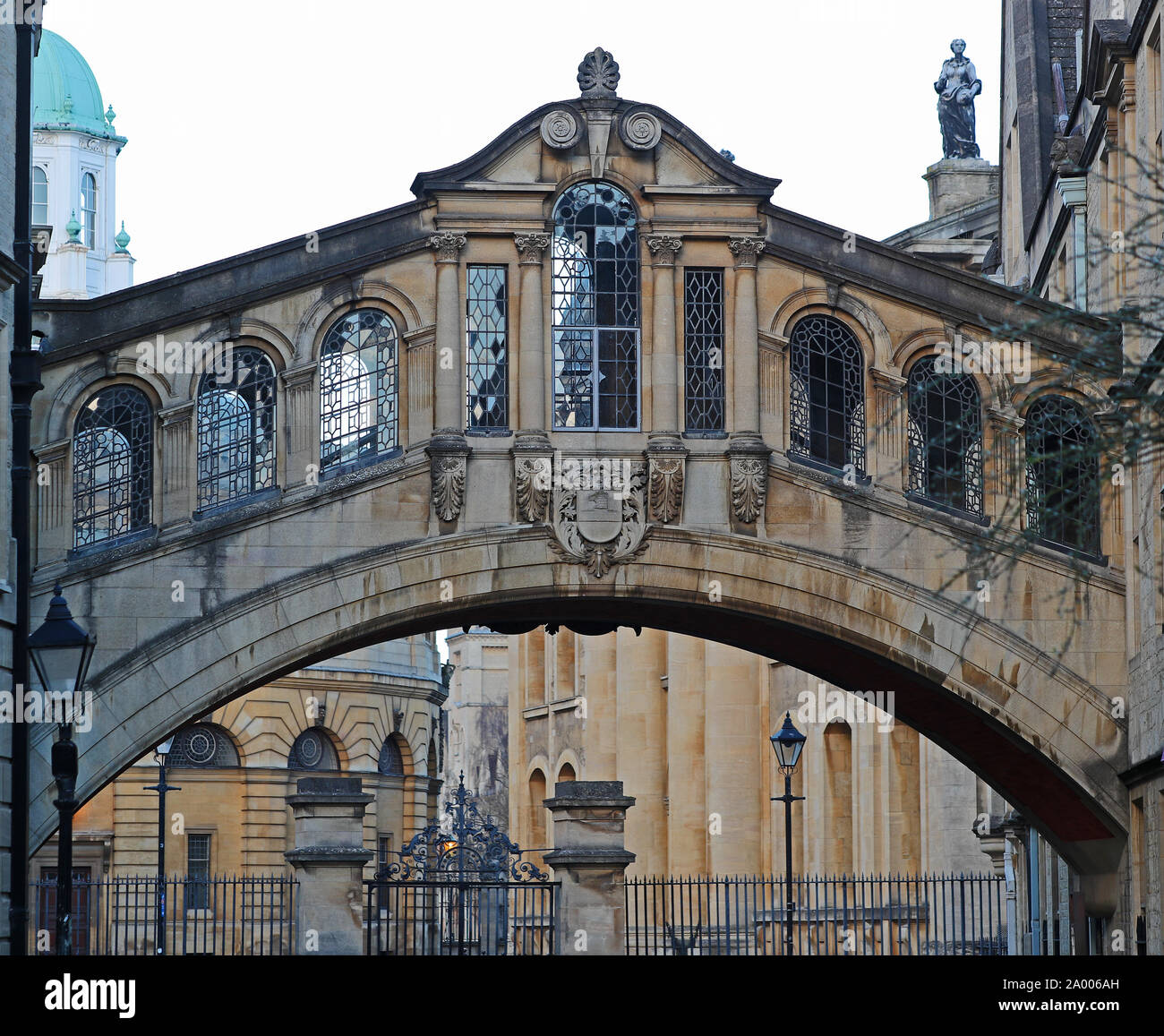 Hertford college bridge in Oxford England connecting 2 college ...