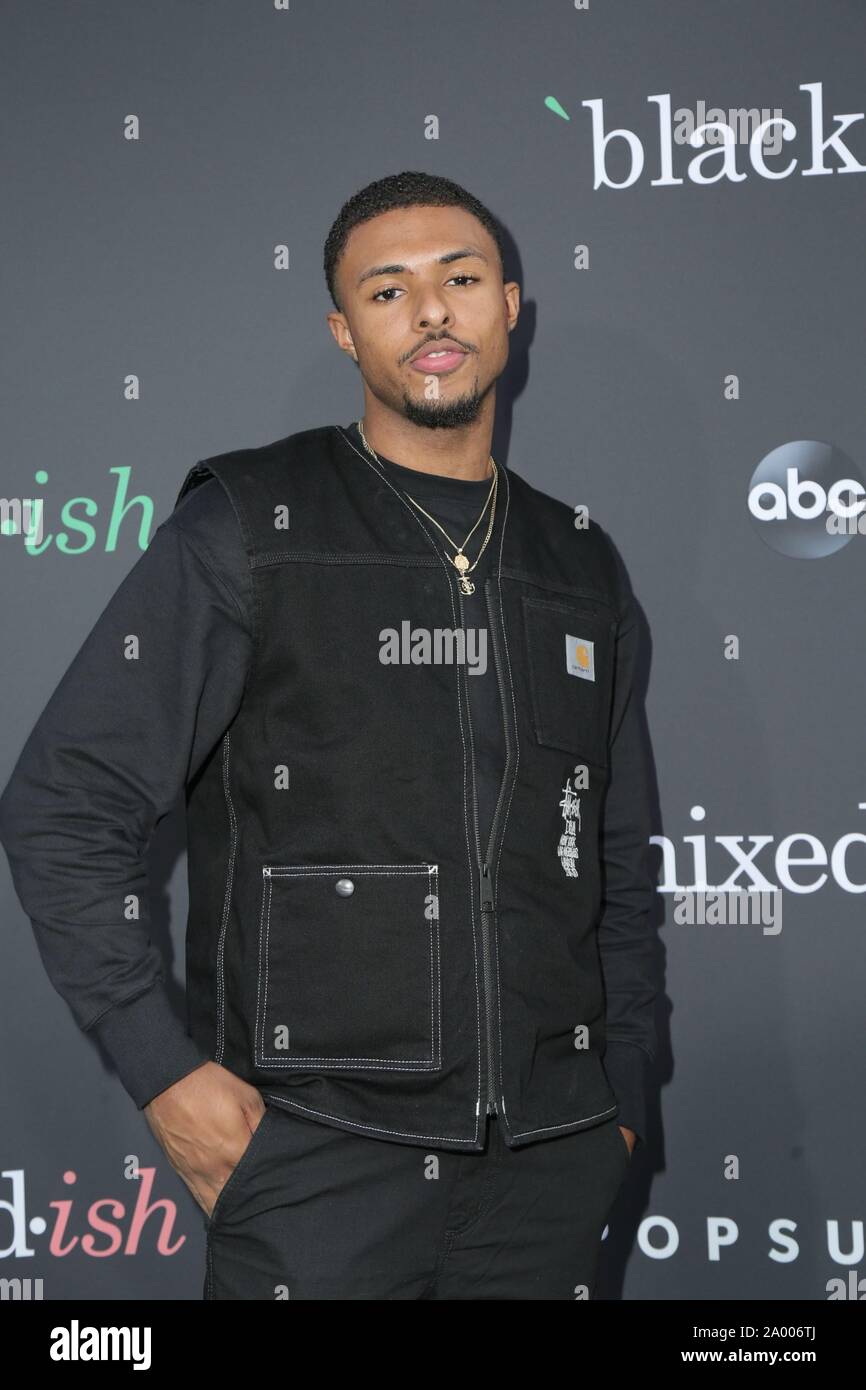 Diggy simmons at the popsugar x abc hi-res stock photography and images ...