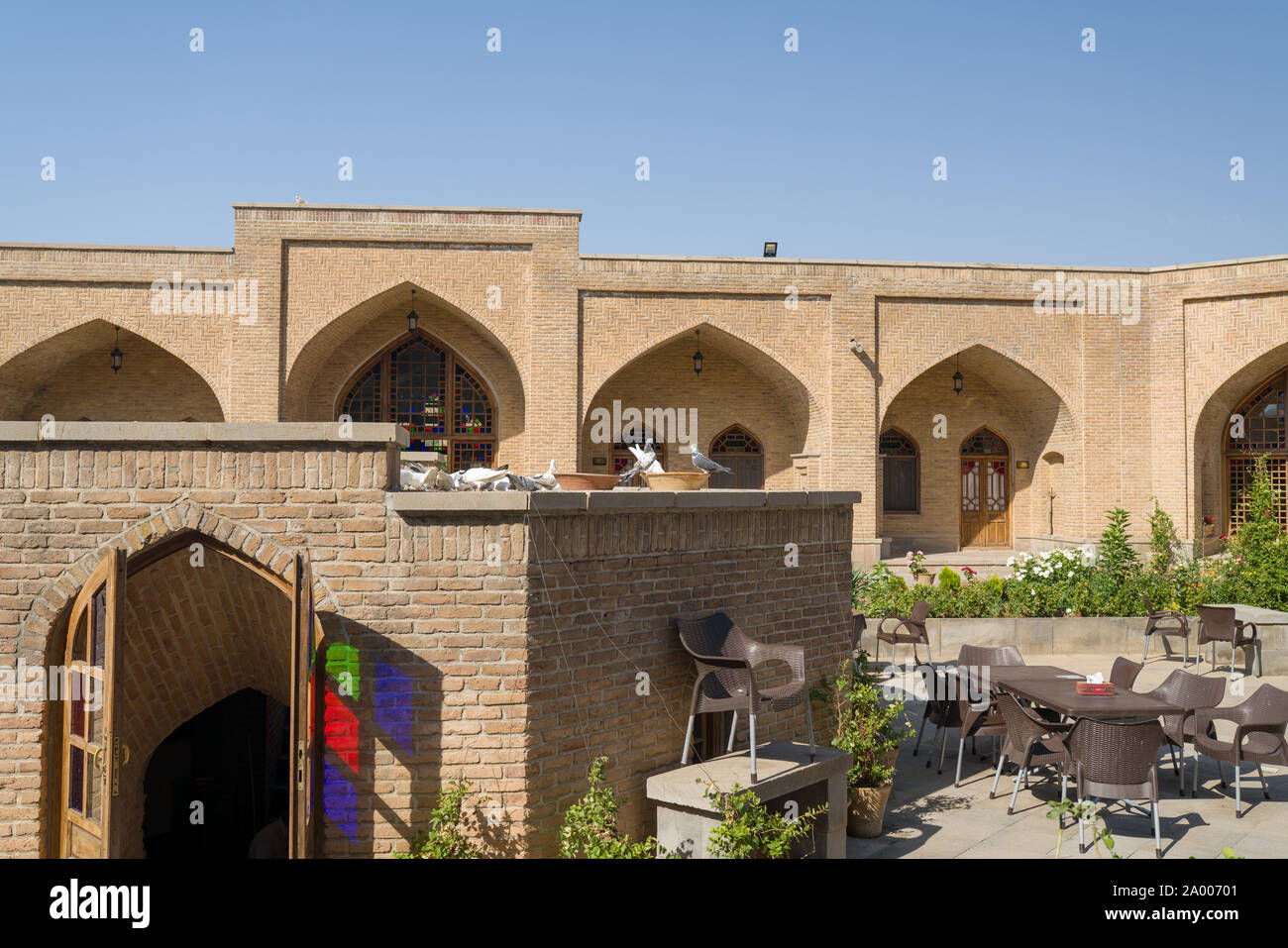 Tabriz, Iran - 11 August 2019 : Outdoor restaurant garden Stock Photo ...