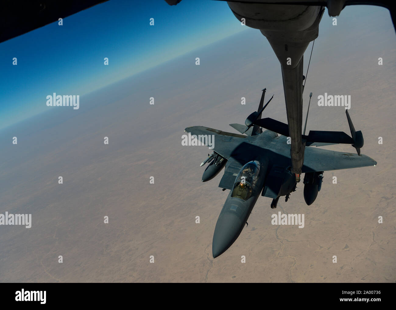 A U.S. Air Force F-15E Strike Eagle, assigned to the 336th Fighter ...