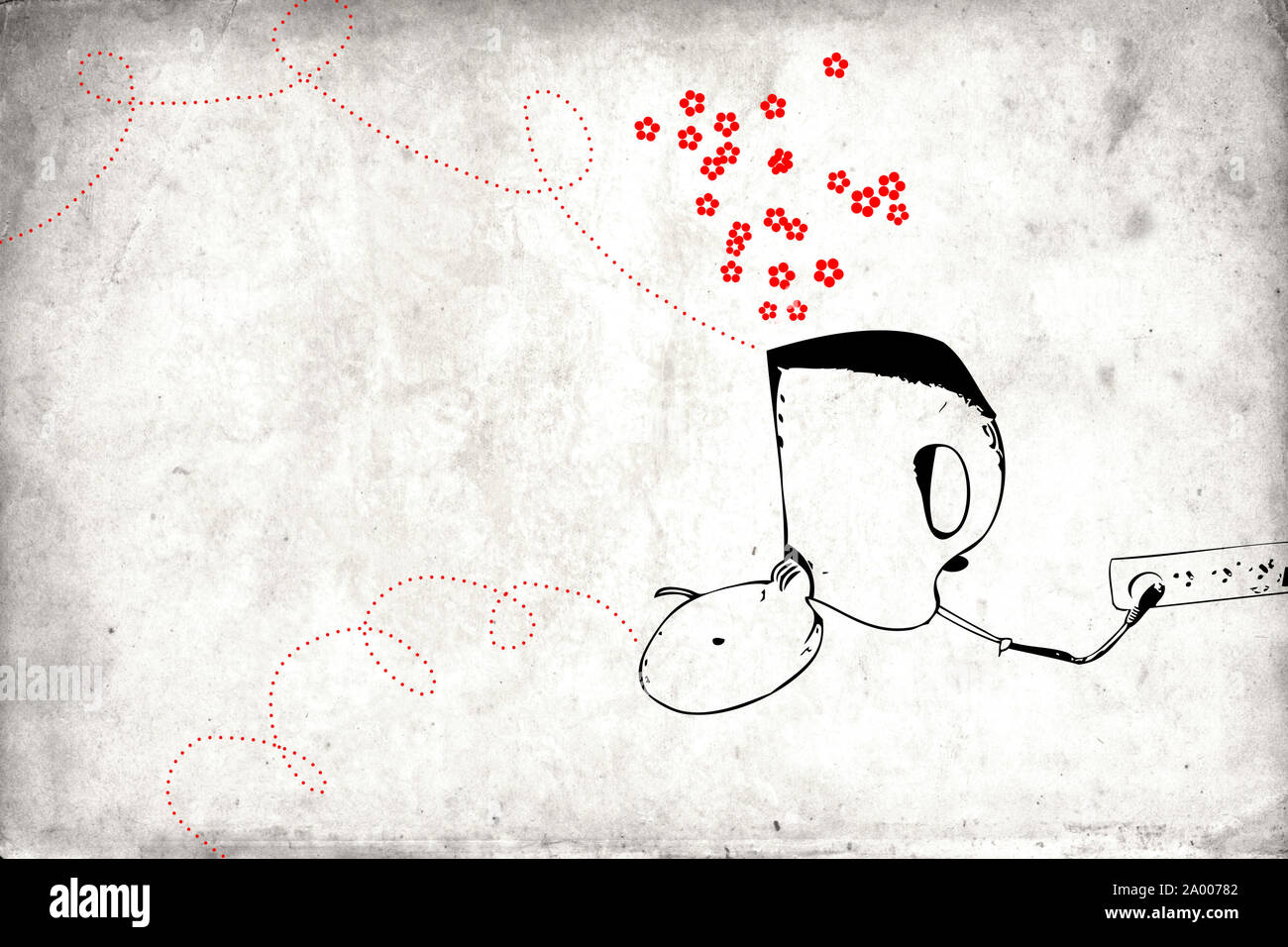 mural fun art design idea wall Stock Photo - Alamy