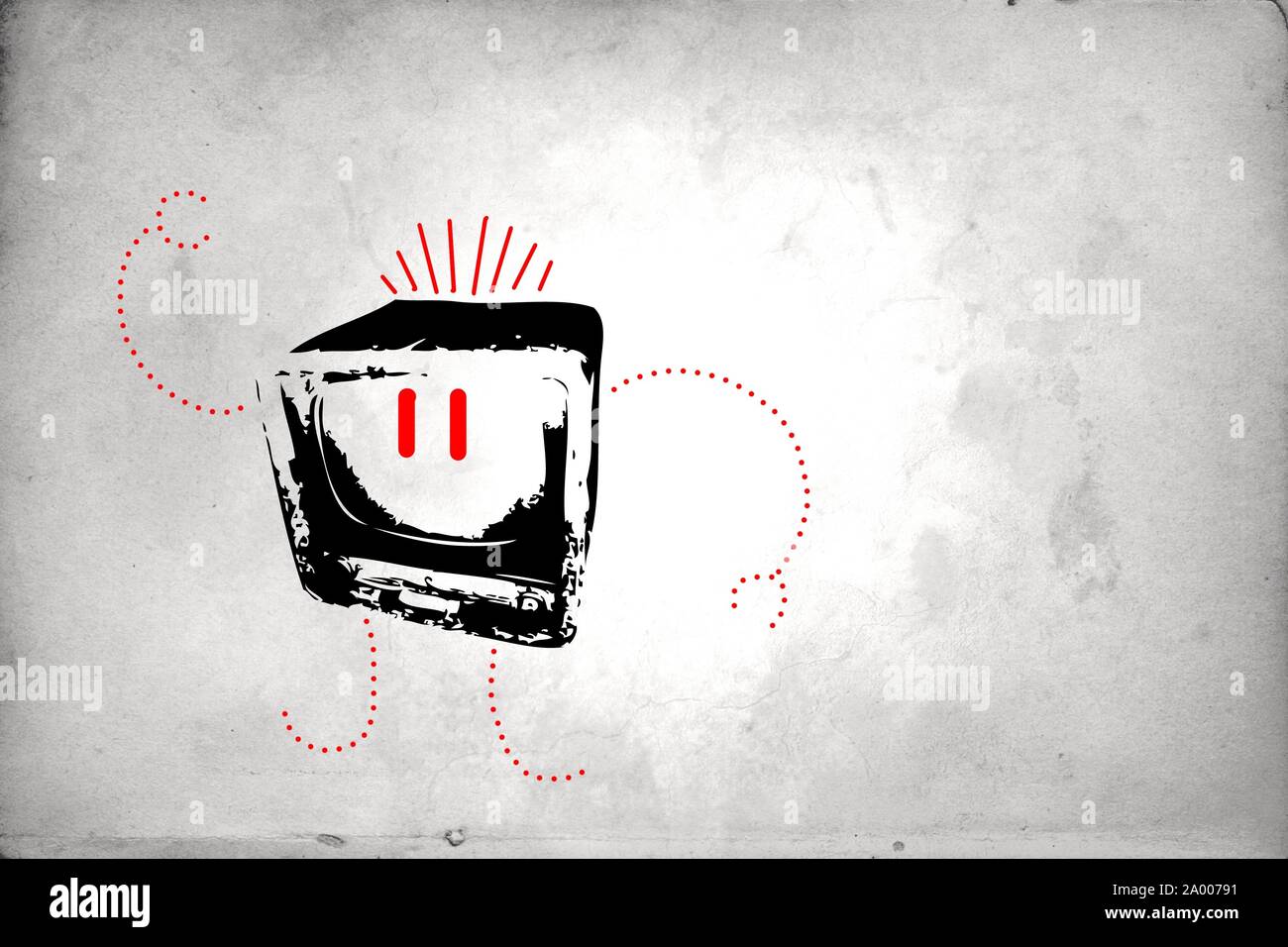 mural fun art design idea wall Stock Photo - Alamy