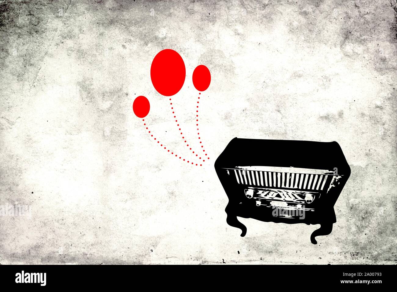 mural fun art design idea wall Stock Photo - Alamy