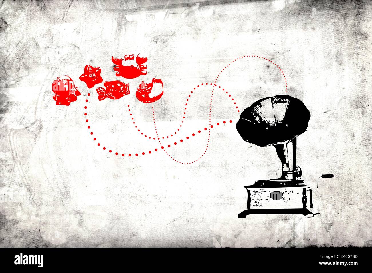 mural fun art design idea wall Stock Photo - Alamy