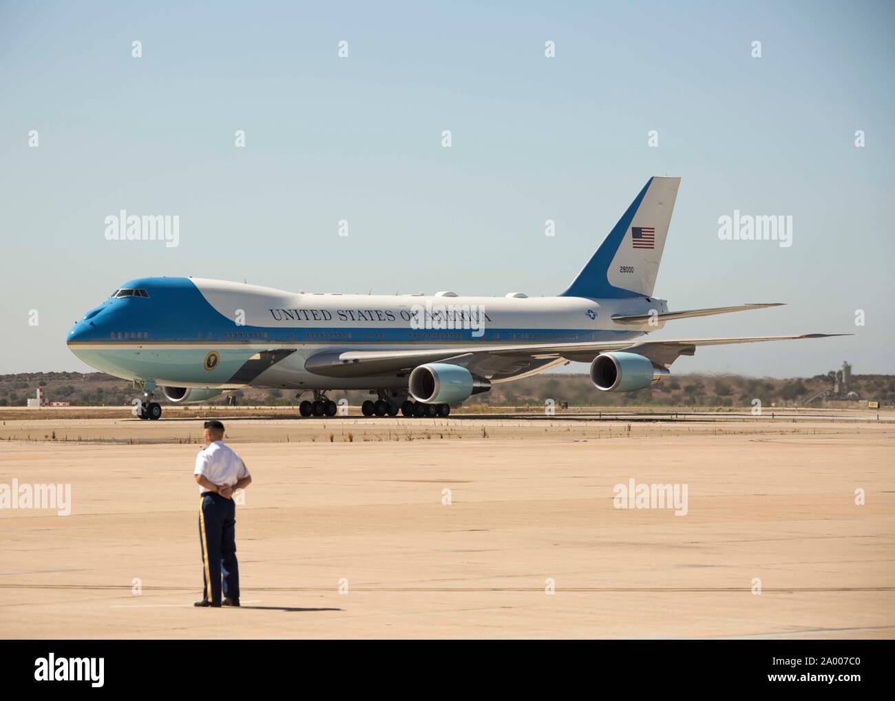 The President of the United States Donald J. Trump landed at Marine ...