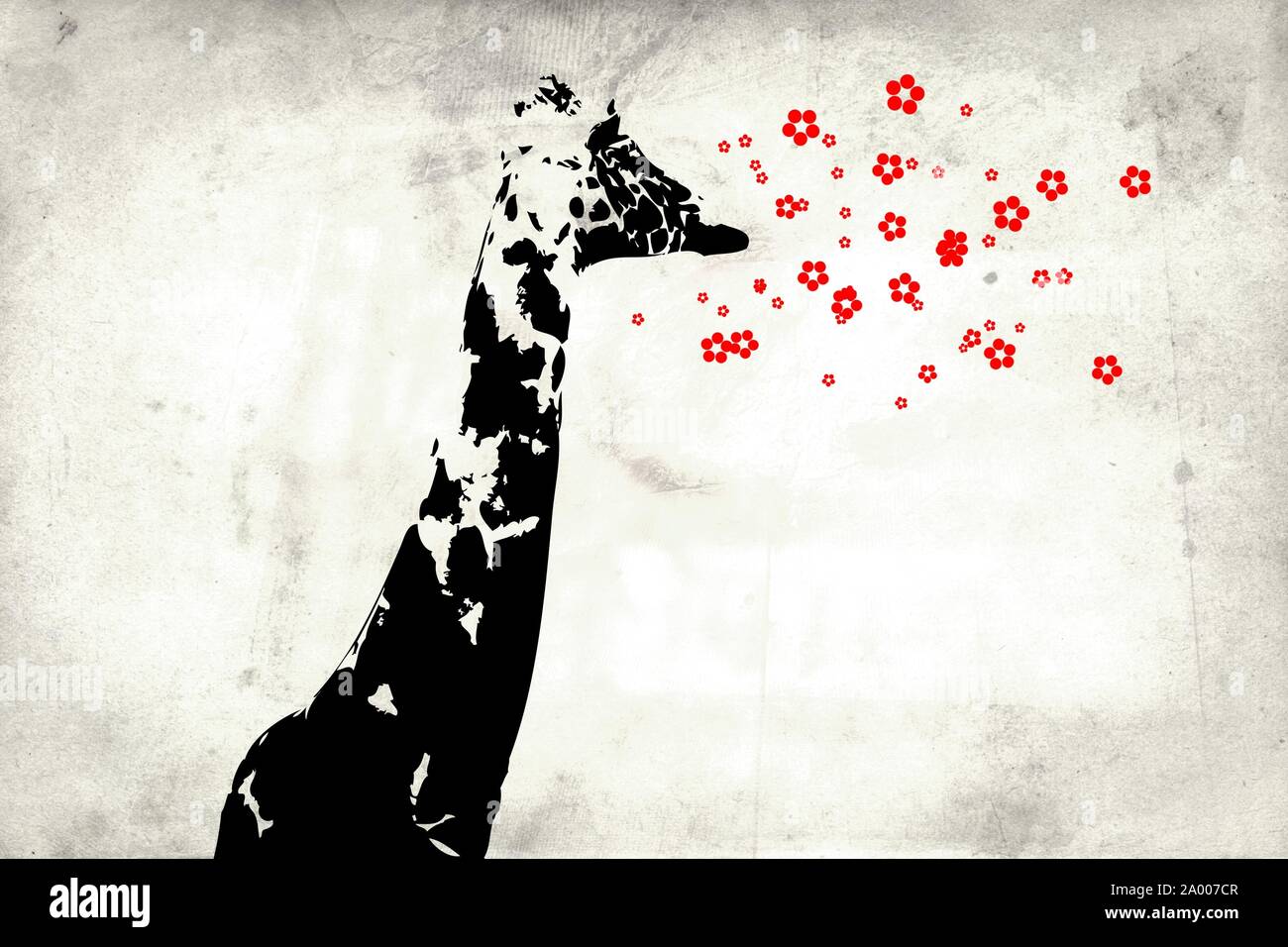 mural fun art design idea wall Stock Photo - Alamy