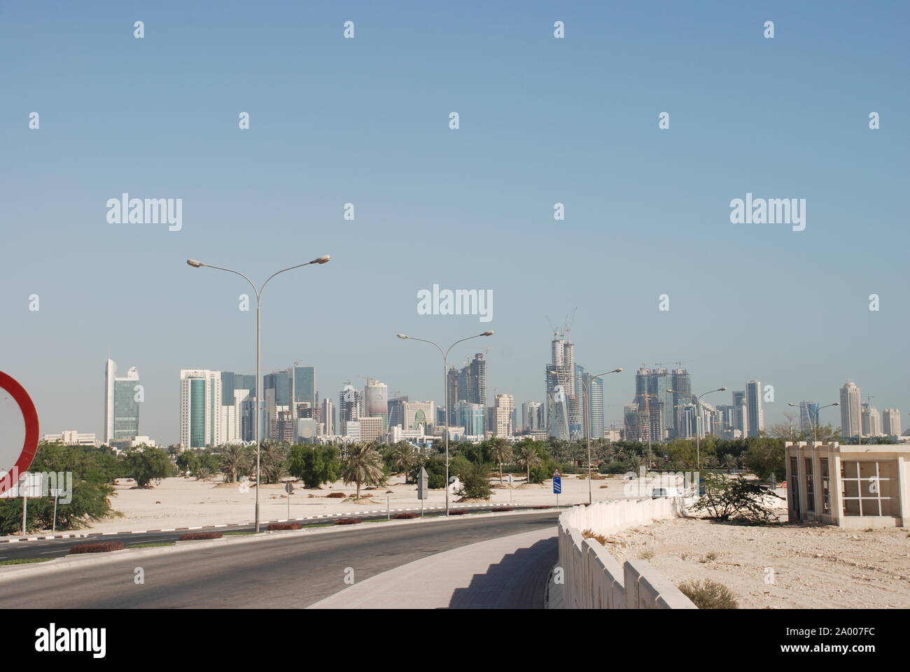 November 30 2007 - Doha , Qatar - Doha City Skyline View Stock Photo ...