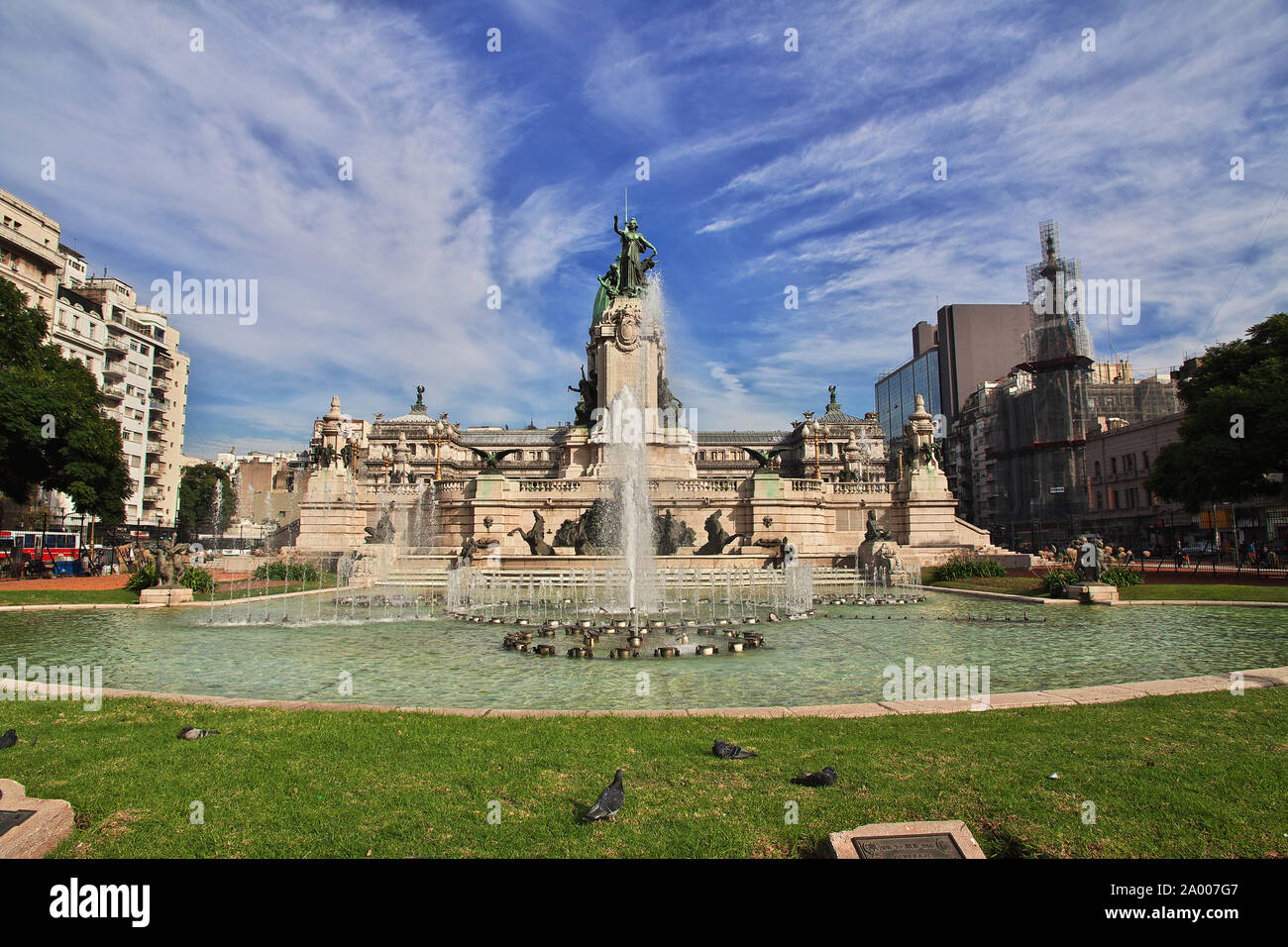 Buenos Aires / Argentina - 02 May 2016: The monument in Buenos Aires ...