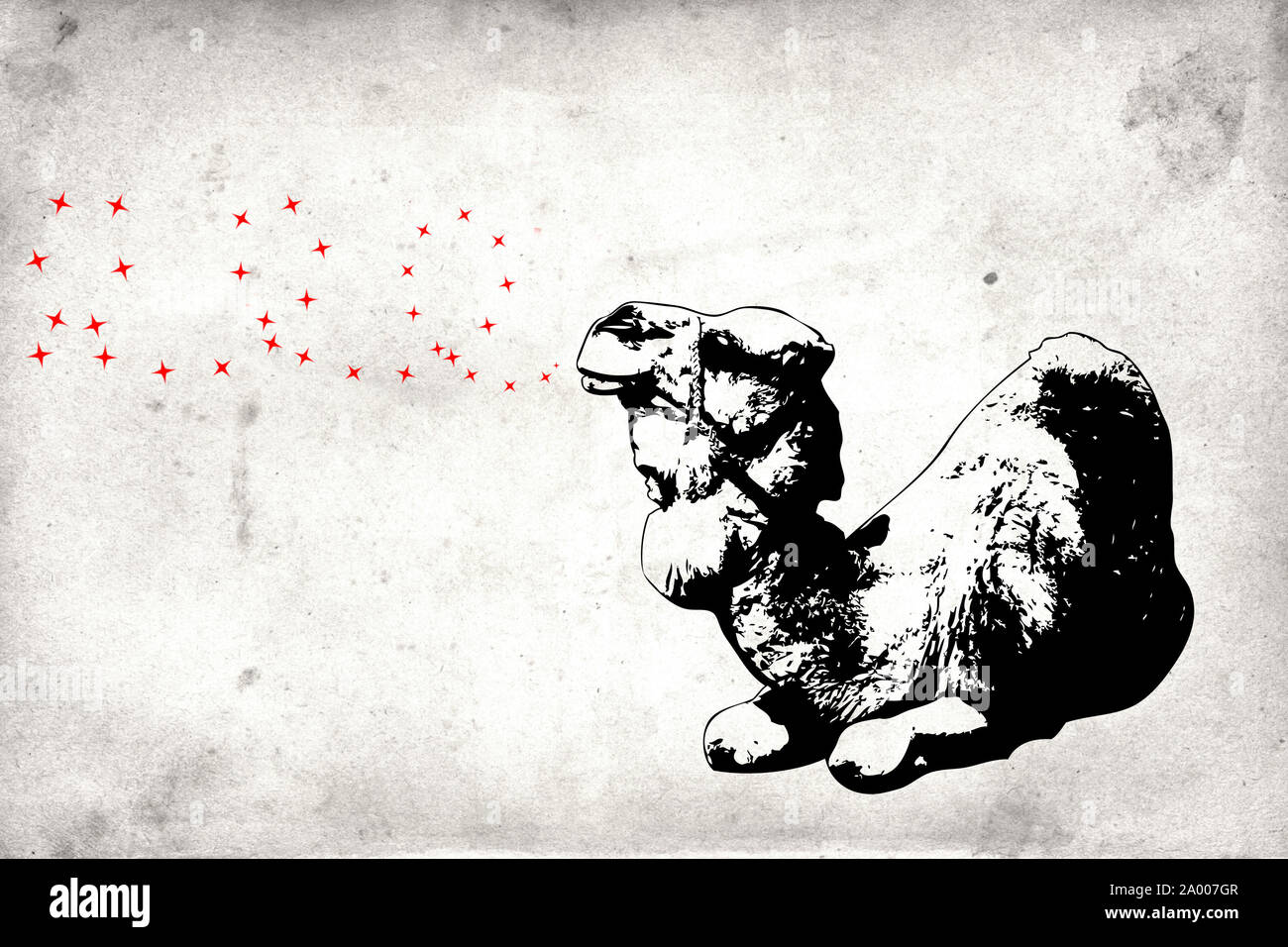 mural fun art design idea wall Stock Photo - Alamy