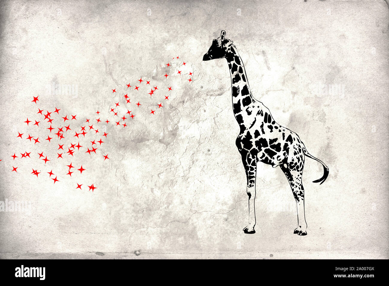 mural fun art design idea wall Stock Photo - Alamy