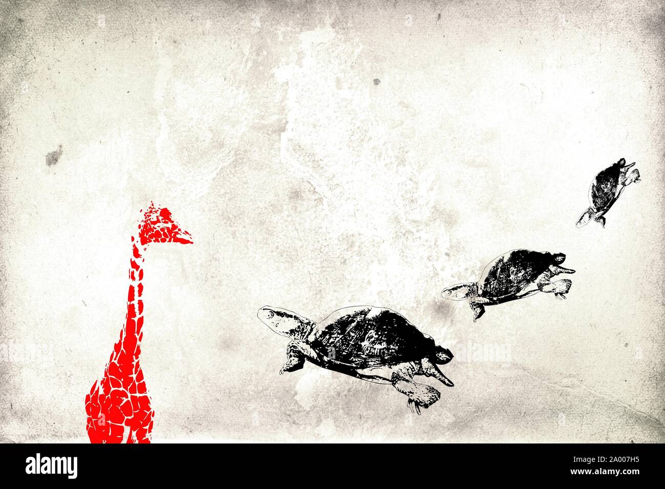 mural fun art design idea wall Stock Photo - Alamy