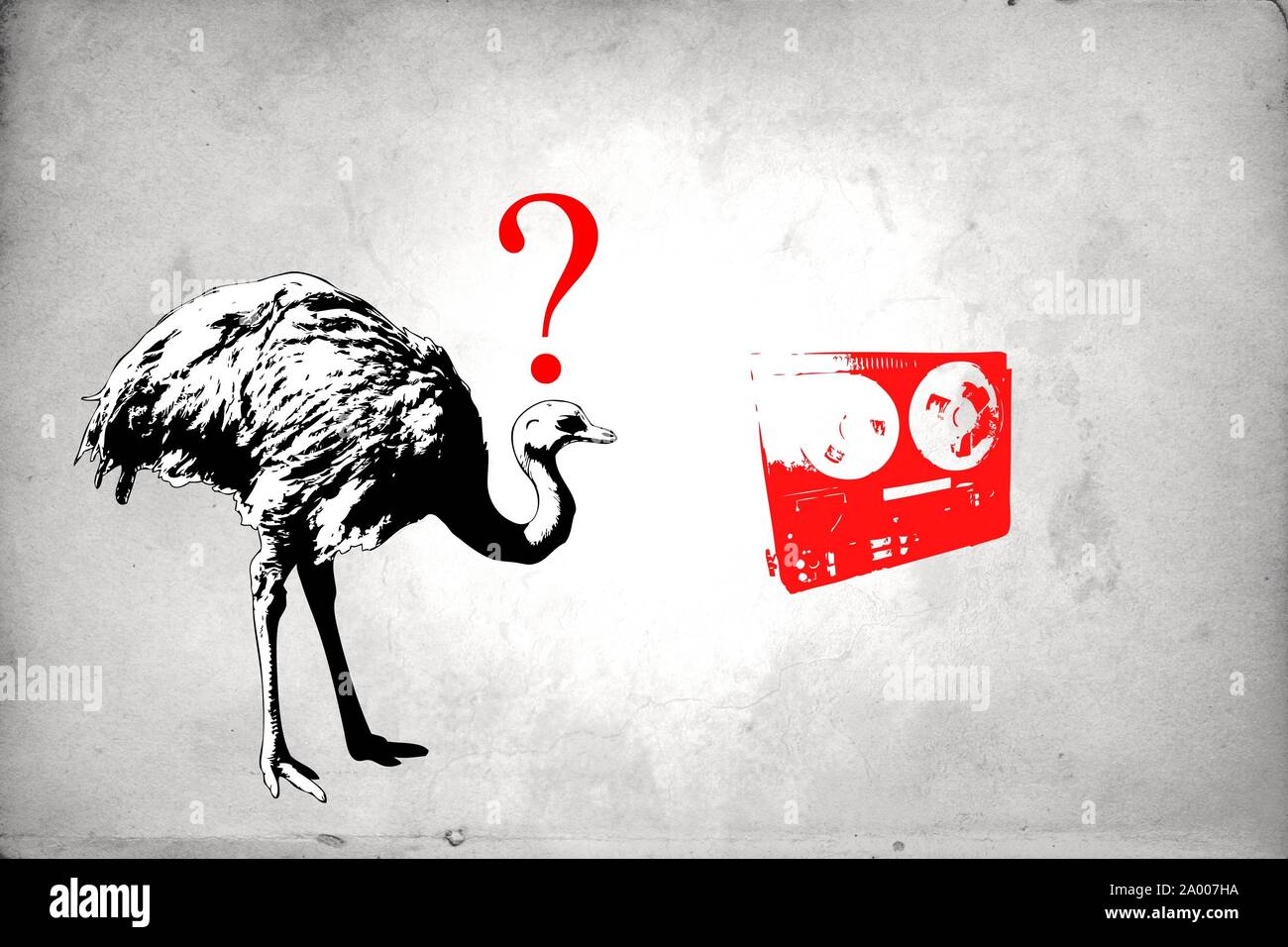 mural fun art design idea wall Stock Photo - Alamy