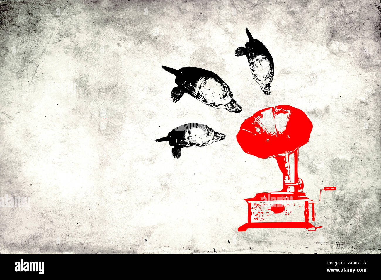 mural fun art design idea wall Stock Photo - Alamy