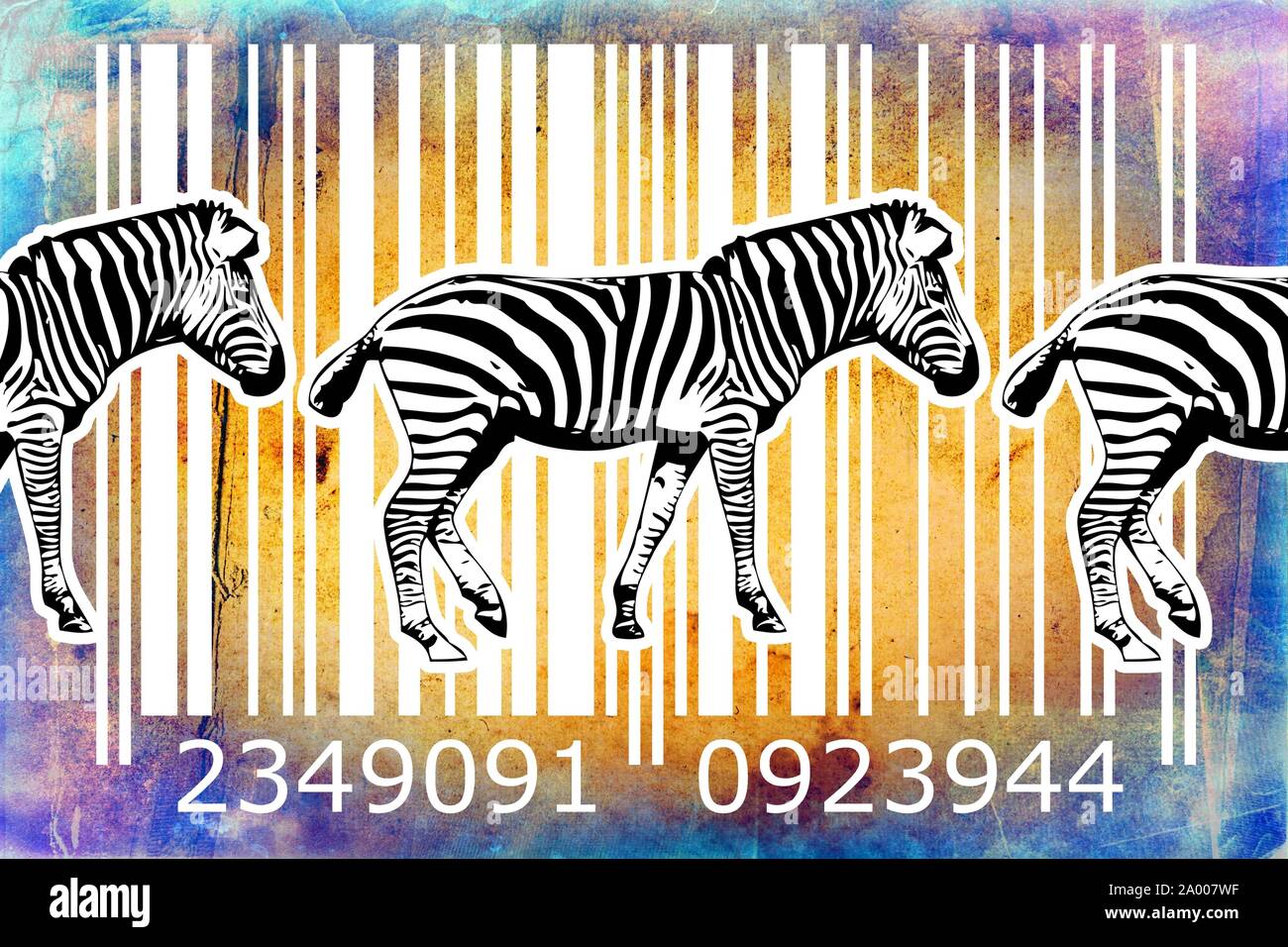barcode design art idea Stock Photo - Alamy