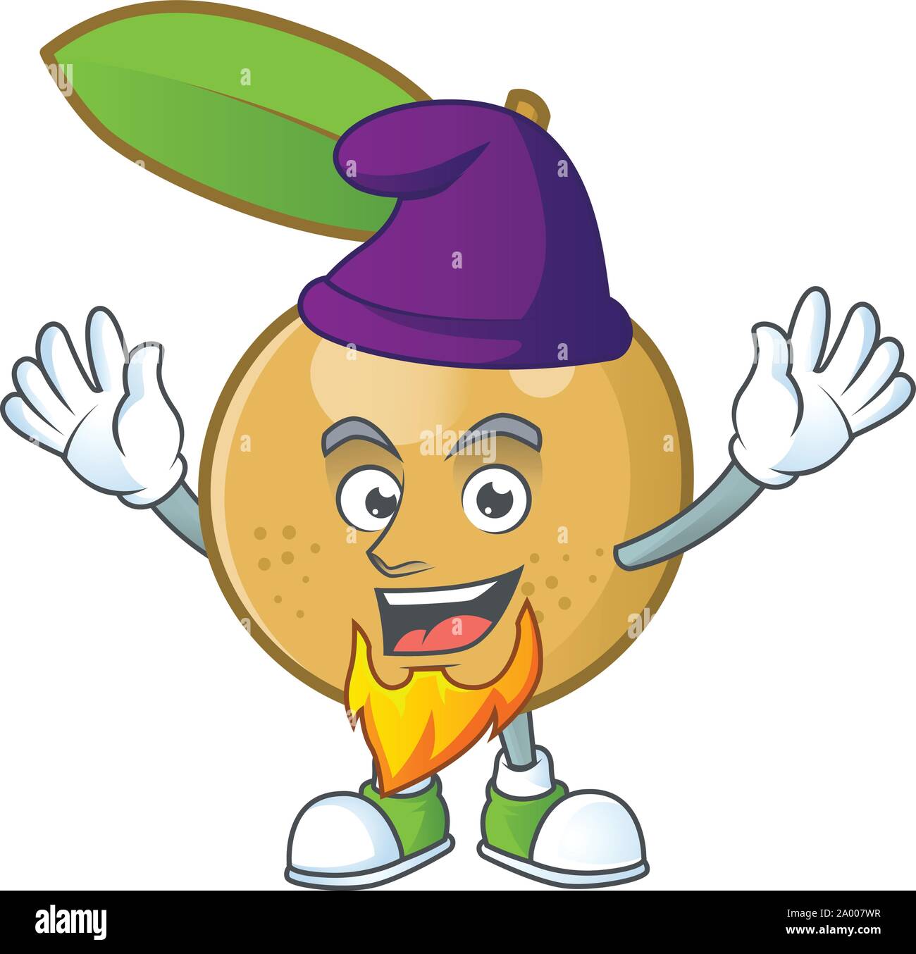 Elf sweet longan cartoon character cute design Stock Vector Image & Art ...