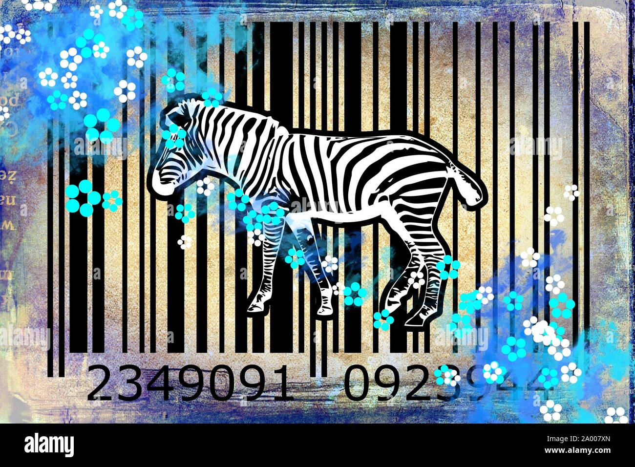 barcode design art idea Stock Photo - Alamy