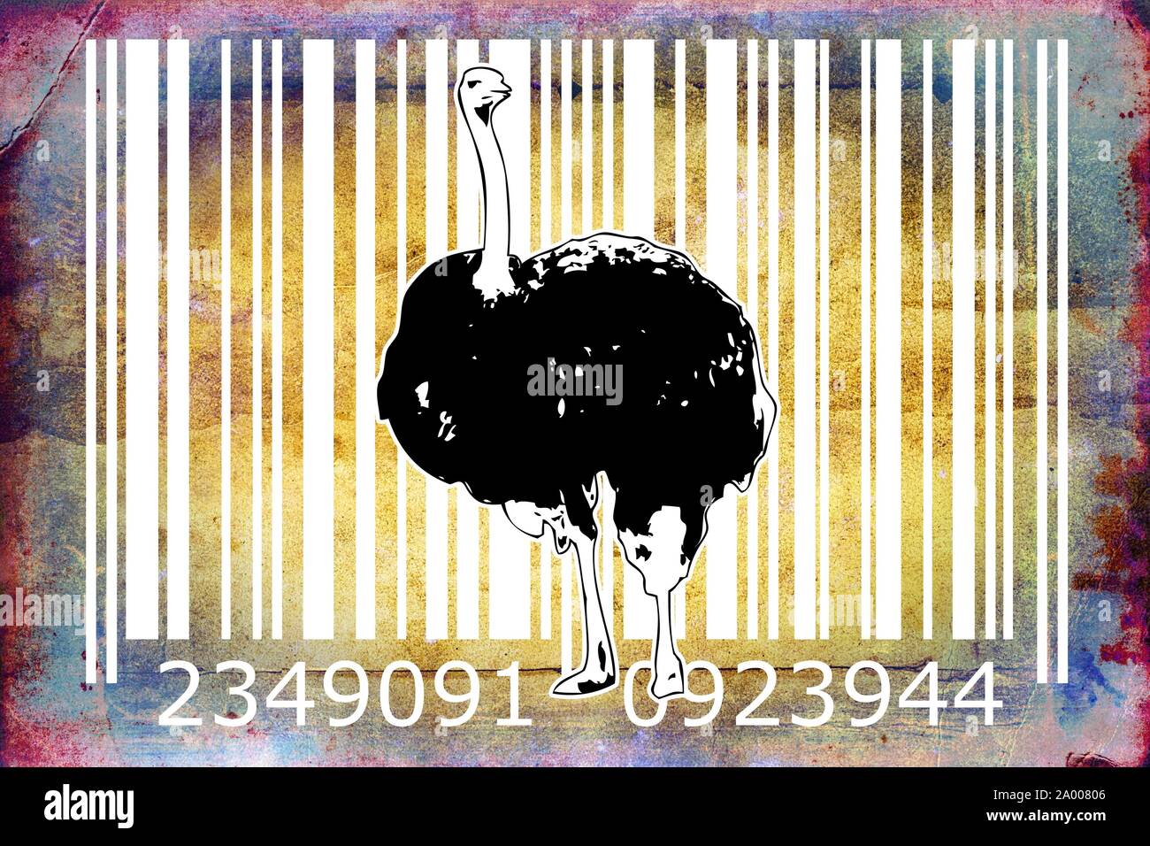 barcode design art idea Stock Photo - Alamy