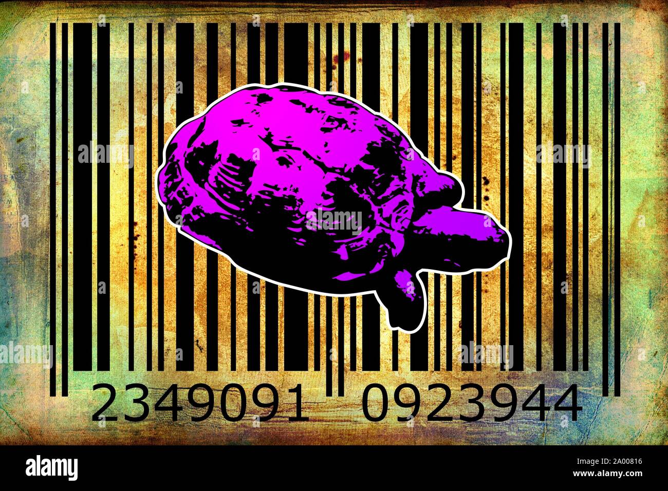 barcode design art idea Stock Photo - Alamy
