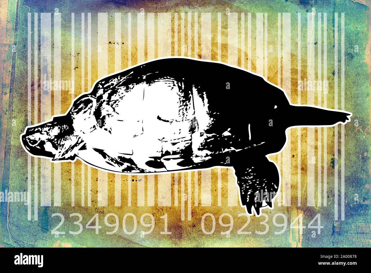barcode design art idea Stock Photo - Alamy