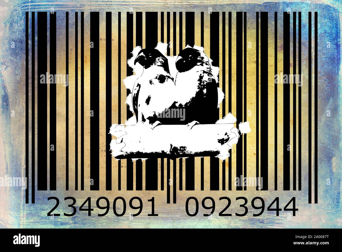 barcode design art idea Stock Photo - Alamy