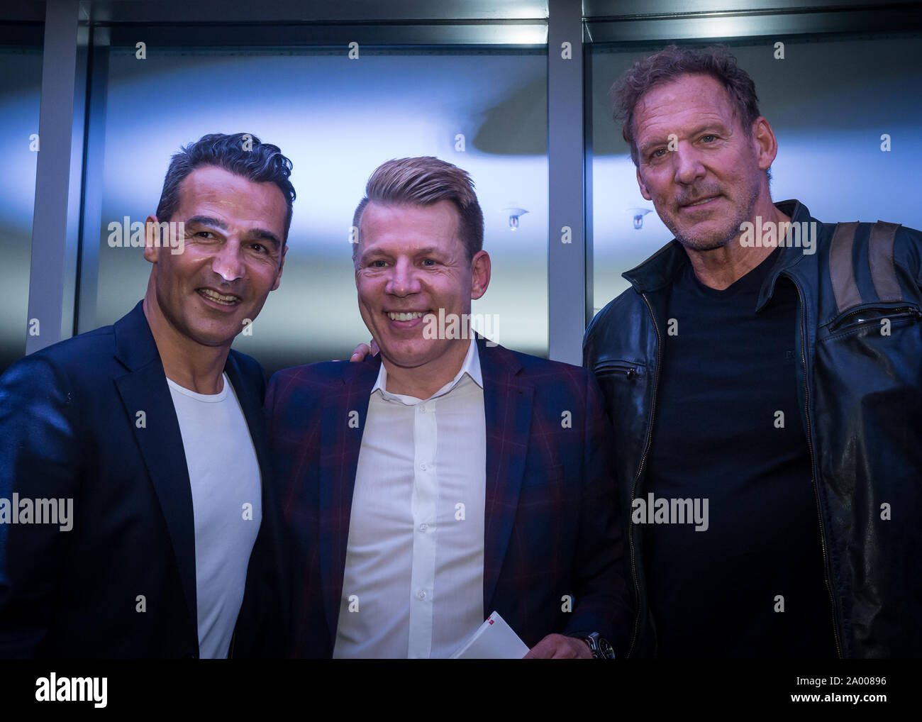 Erol Sander, Axel Kahn und Ralf Moeller beim Pixx Lounge Event in den ...