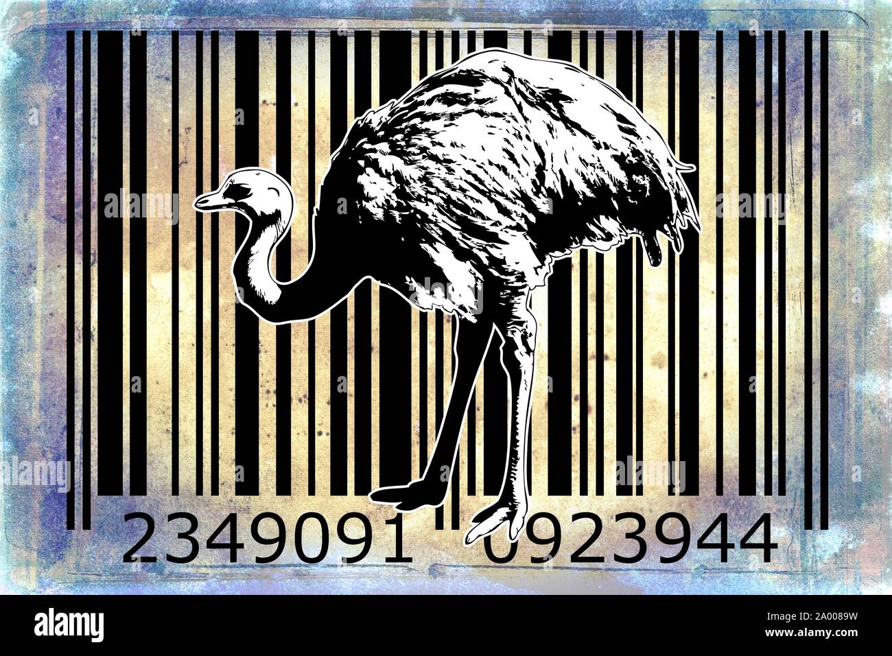 barcode design art idea Stock Photo - Alamy