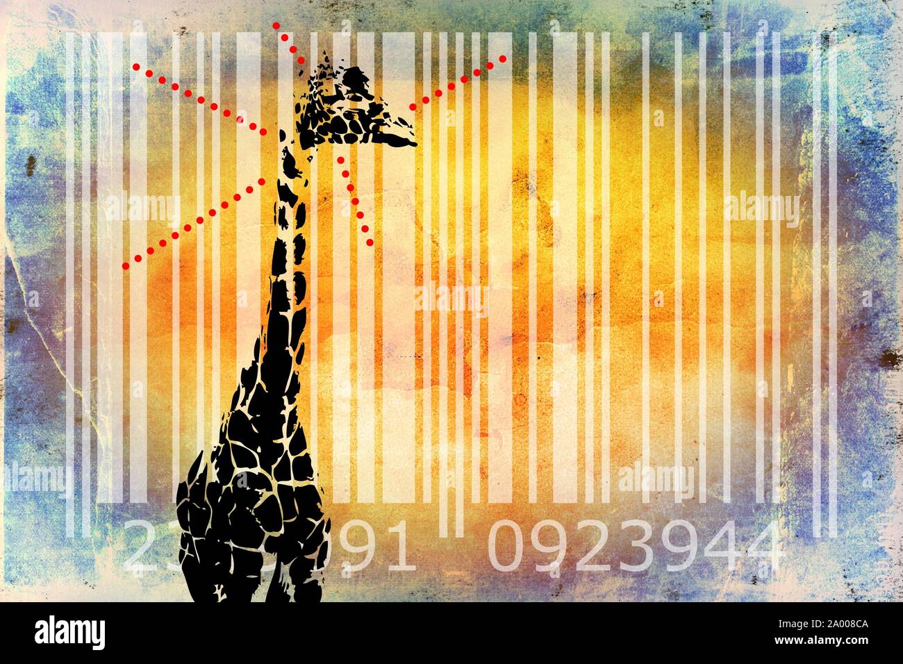 barcode design art idea Stock Photo - Alamy