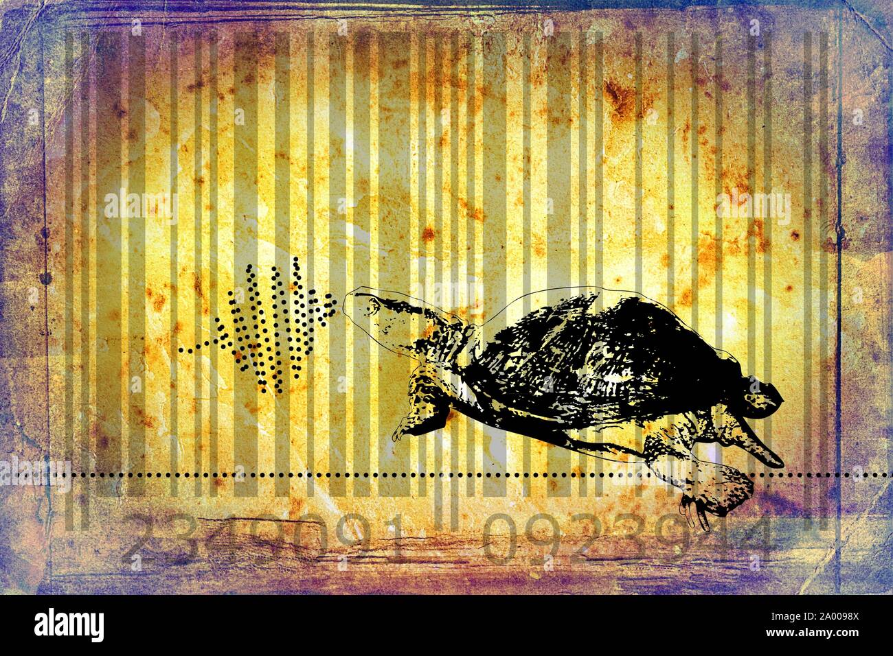 barcode design art idea Stock Photo - Alamy