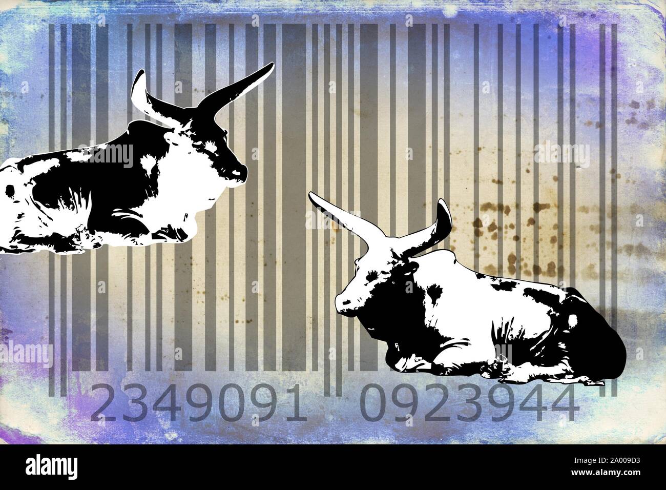 barcode design art idea Stock Photo - Alamy