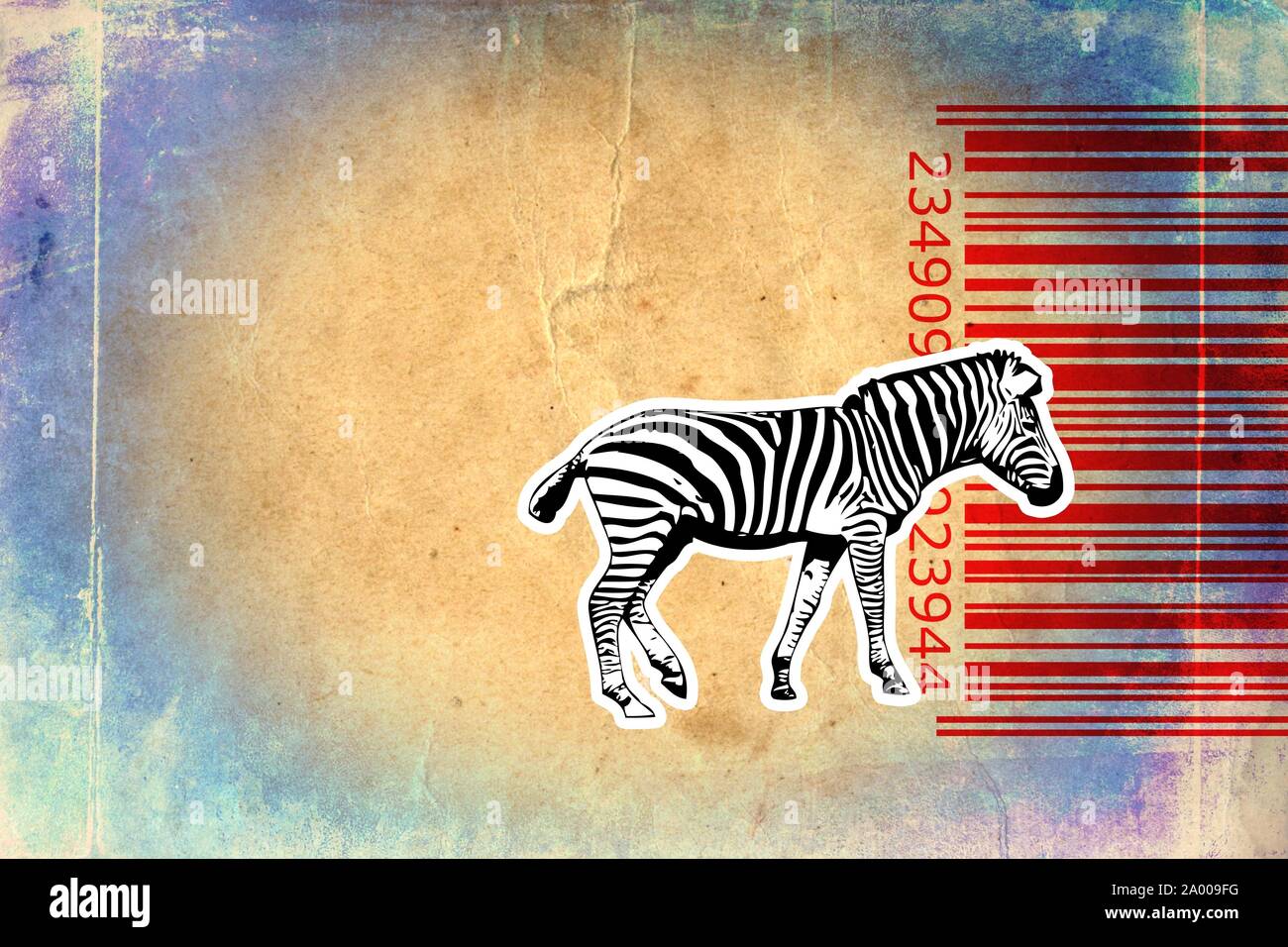 barcode design art idea Stock Photo - Alamy