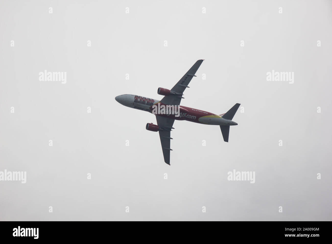 Chiangmai, Thailand - September 5 2019: HS-VKA A320-200 of Thai Vietjet ...