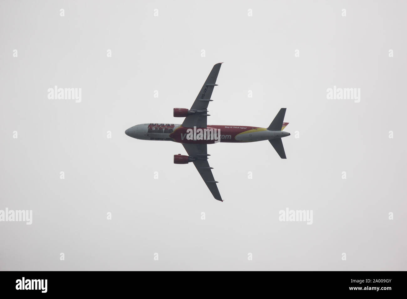 Chiangmai, Thailand - September 5 2019: HS-VKA A320-200 of Thai Vietjet ...