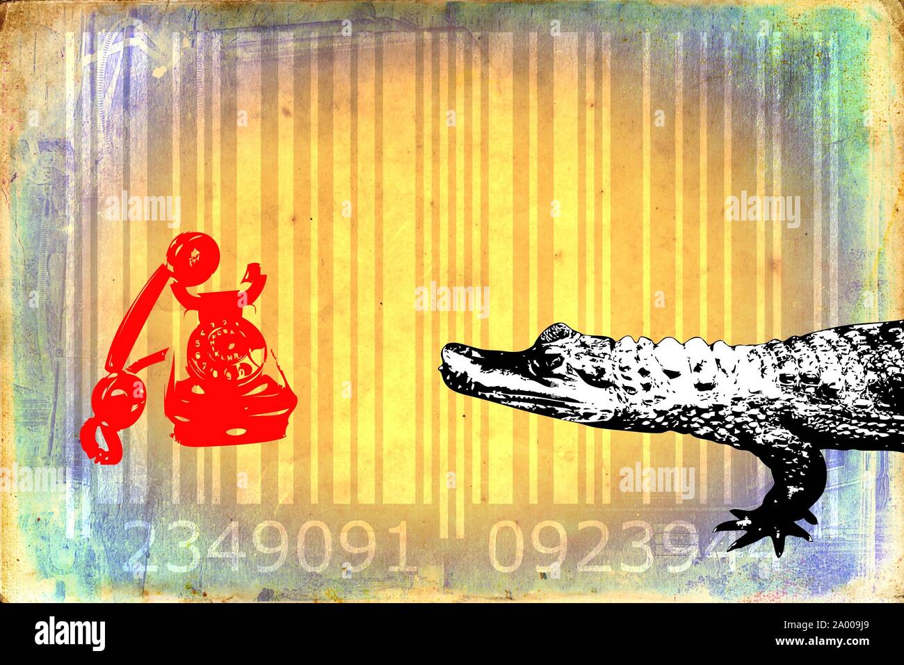 barcode design art idea Stock Photo - Alamy