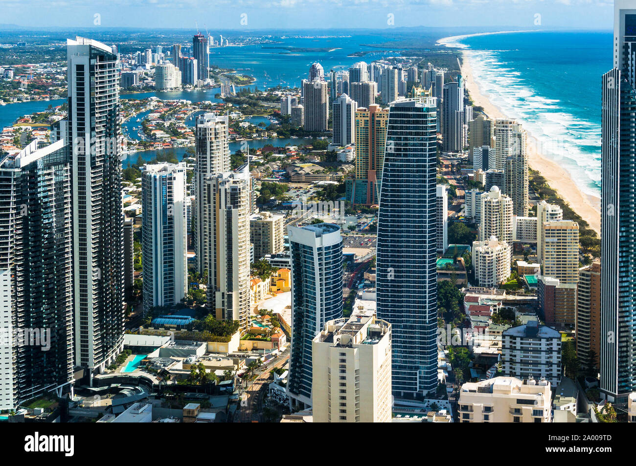 Gold coast aerial hi-res stock photography and images - Alamy